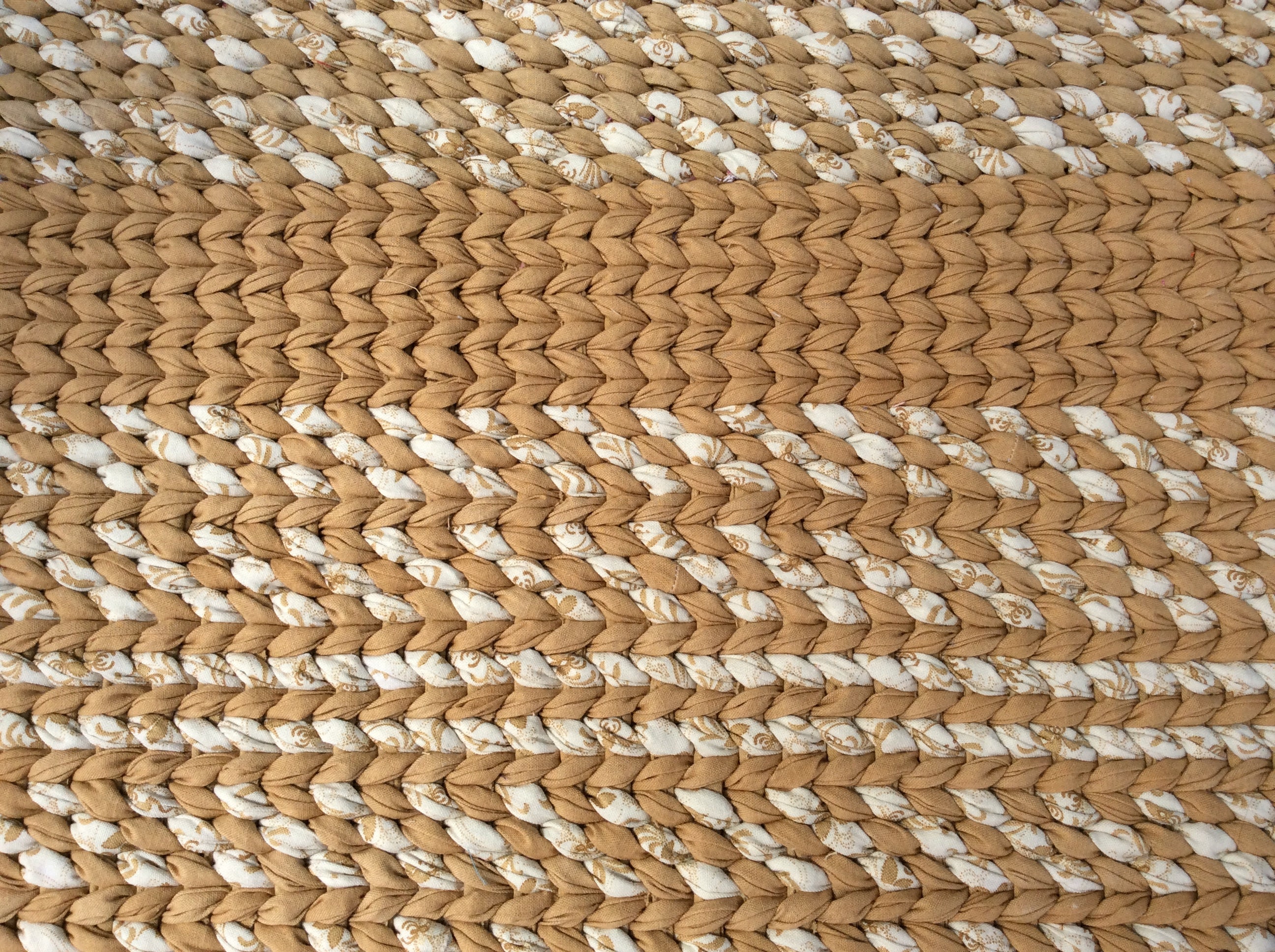Neutral Twined Rug-Large 48” x 27” READY TO SHIP-Tans and Beige ...