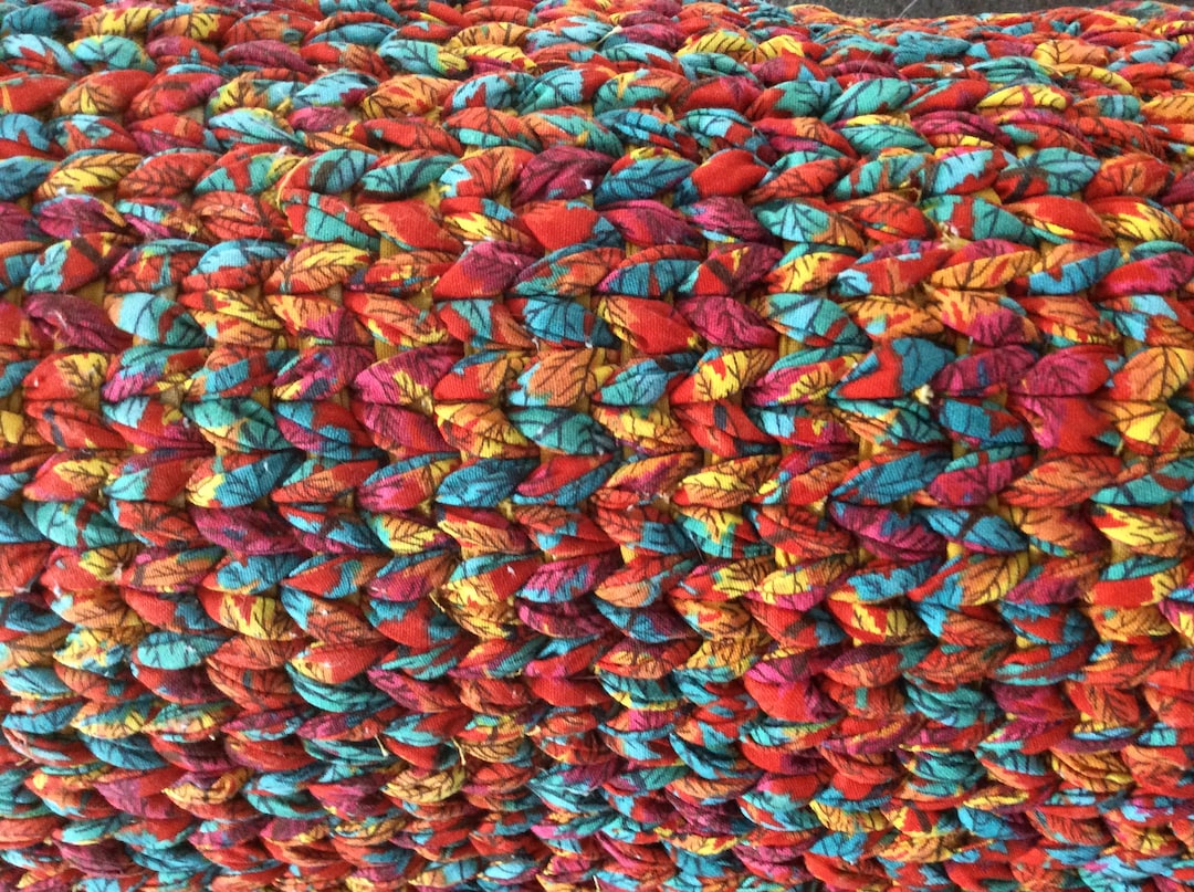 Colors of Fall Twined Rug 23.5 X 36 Ready to Ship. Reversible Machine ...