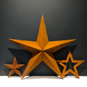Rustic Barn Star // Amish Barn Star // Metal Star // Rustic Decor ...