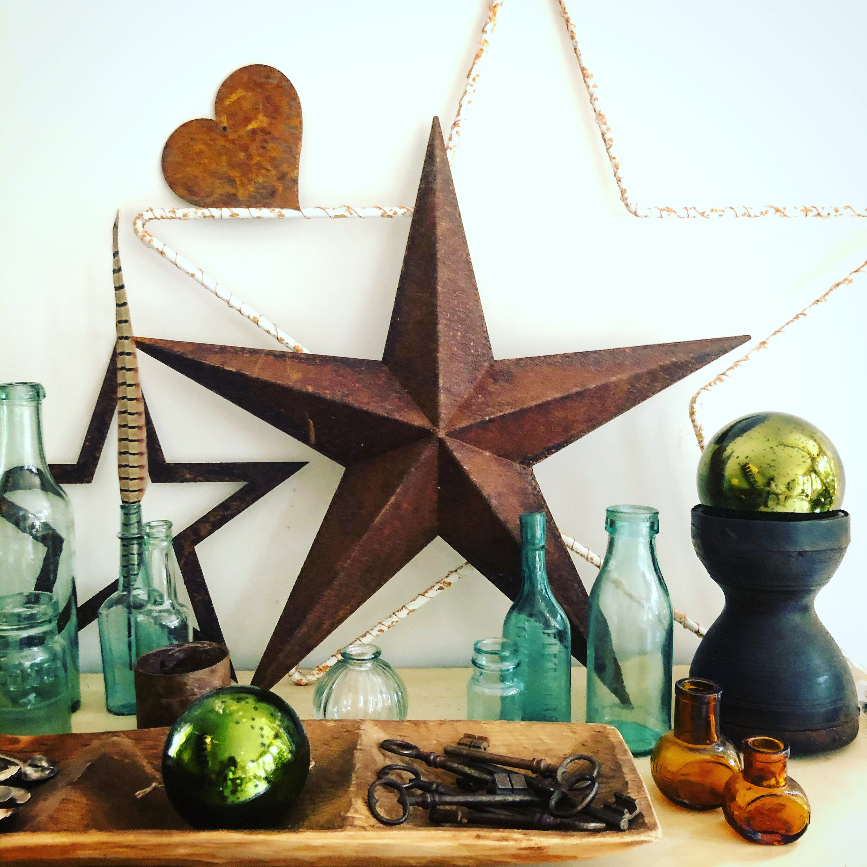 Rustic Barn Star // Amish Barn Star // Metal Star // Rustic | Etsy