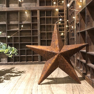 Rustic Barn Star // Amish Barn Star // Metal Star // Rustic Decor ...