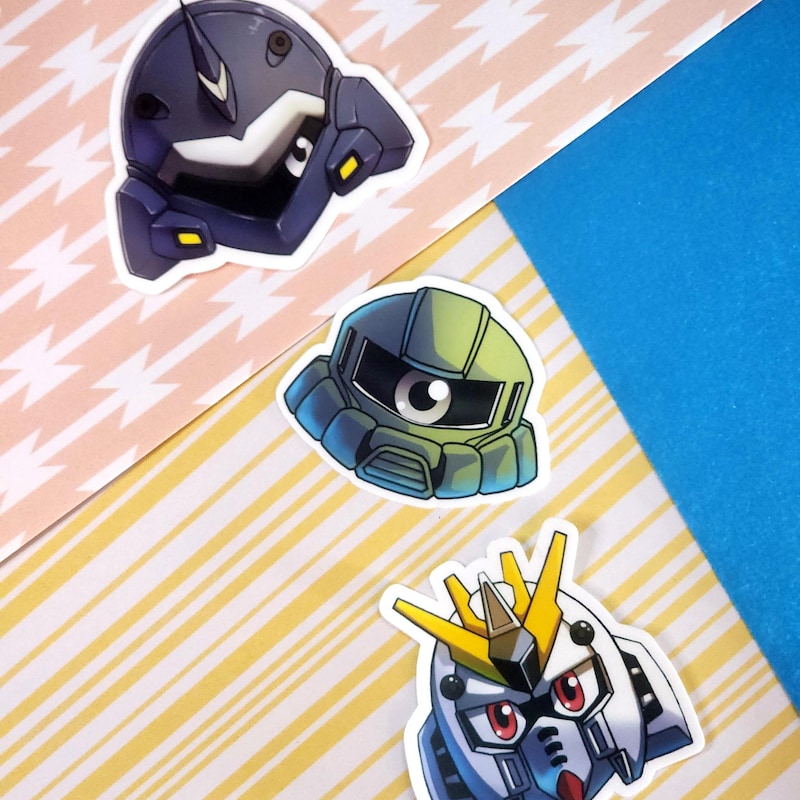 Gundam Sticker - Etsy