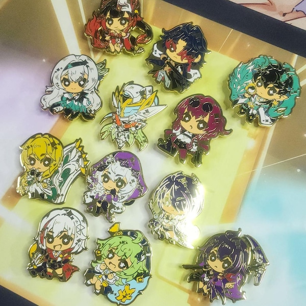 Anime Enamel Pins - Etsy
