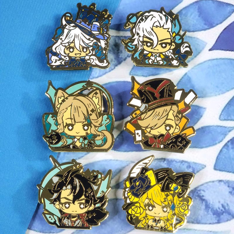 Furina Neuvillette Pins - Etsy