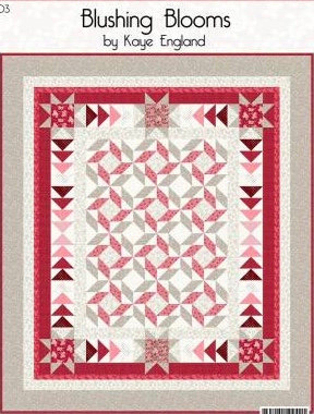 Blushing Blooms 59” X 68” Quilt Kit by Kaye England for Wilmington ...