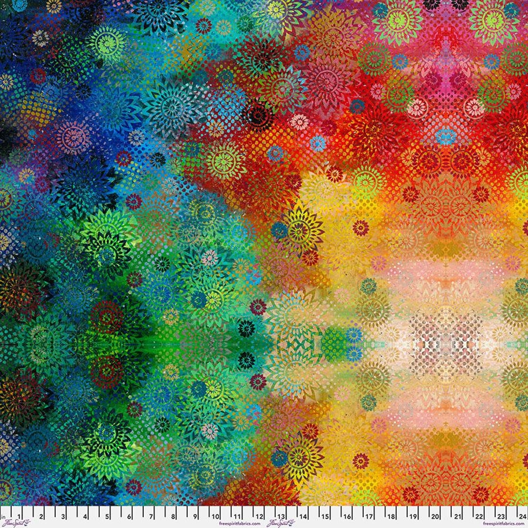 Paper Trees PWSP083.MULTI Color Burst Multi by Sue Penn for Freespirit ...