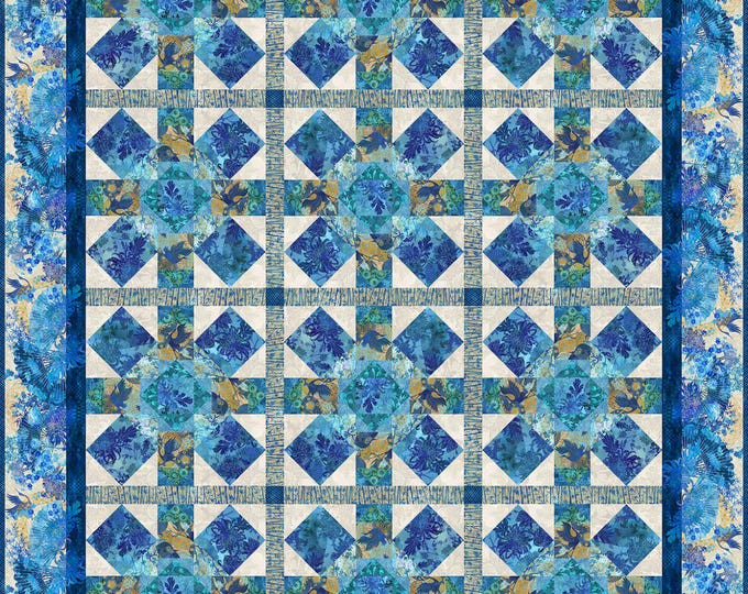 1000 Words PTN3166 Quilt Kit 86” X 91” Featuring First Light by James ...