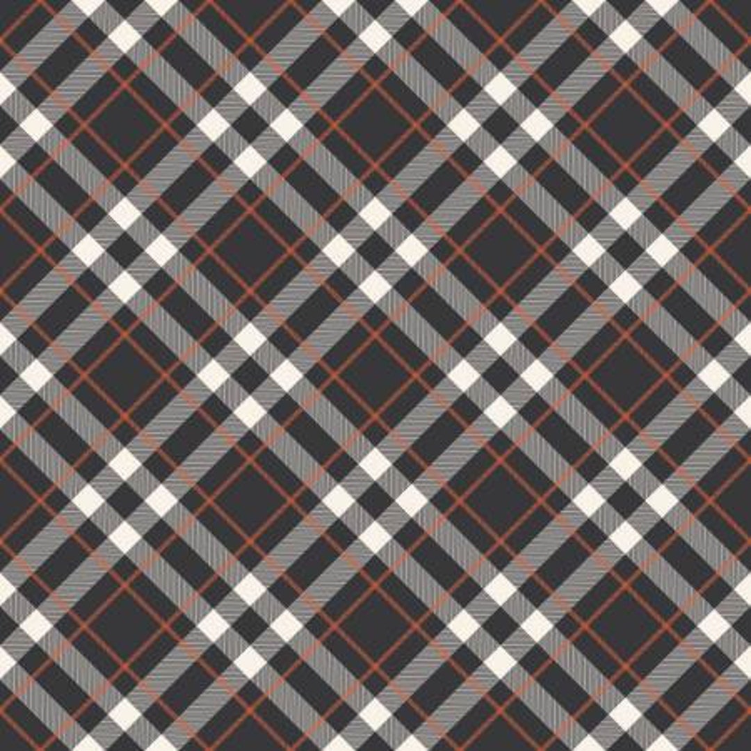 Hey Bootiful C13133R-CHARCOAL Plaid by My Mind’s Eye for Riley Blake - Etsy