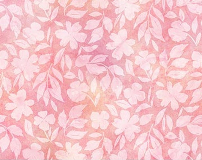 End of Bolt 35” Sweet Surender 26952-21 Pink Floral Blender for ...