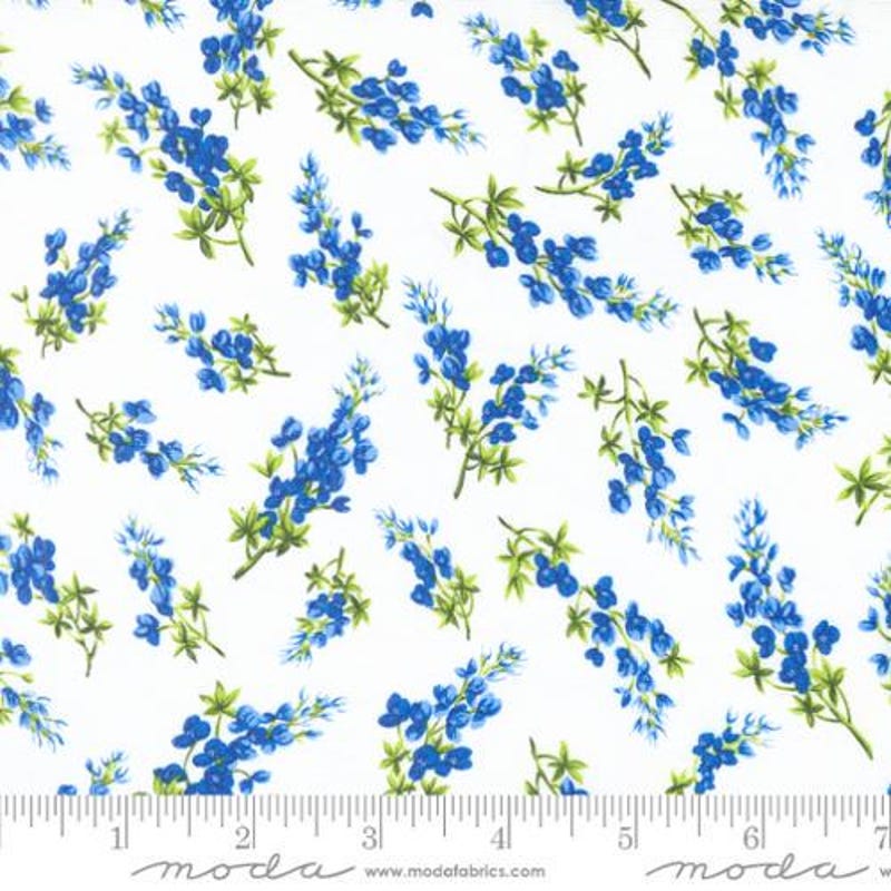Bluebonnet Fabric - Etsy