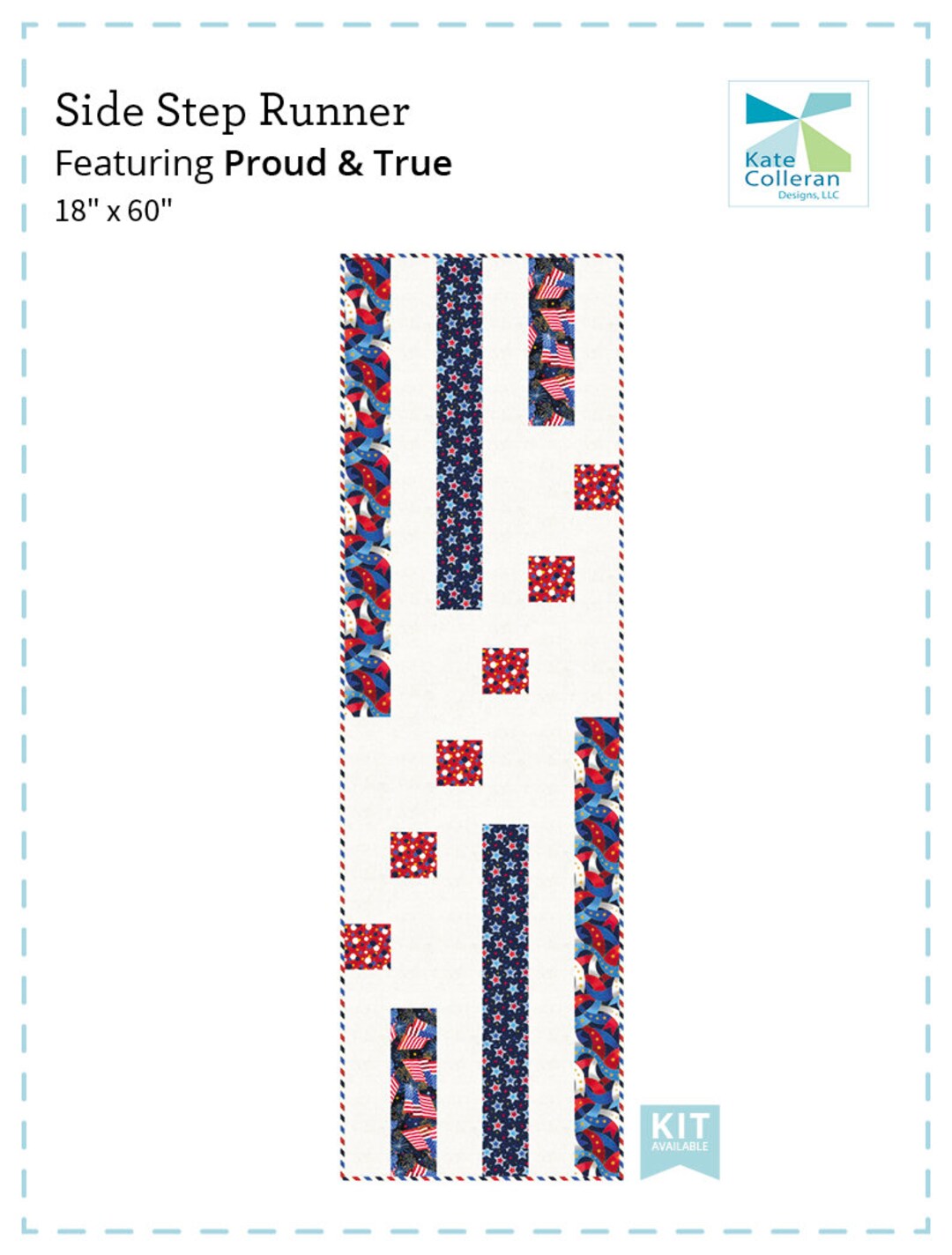 Proud and True Runner Quilt Kit 18” X 60” for QT Fabrics - Etsy