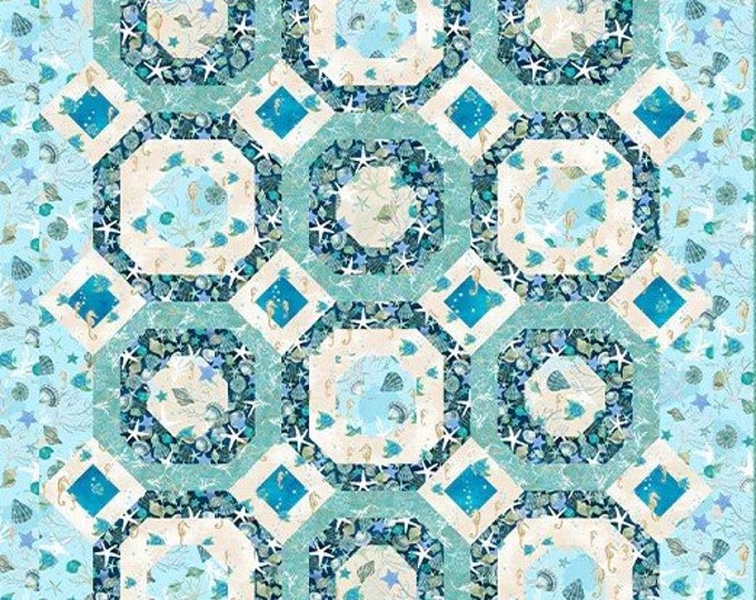 Ocean Cruise Quilt Kit 42 X 54 Featuring Sea Breeze by Deborah Edwards ...