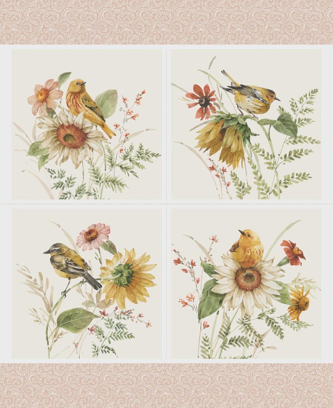Sunflower Whispers PD16675R-PANEL Sunflower Whispers Panel by Susan ...
