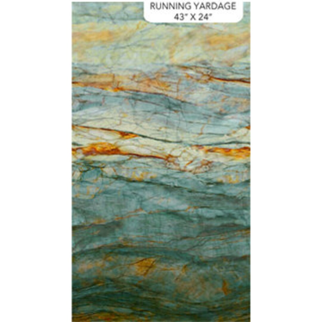 Autumn Splendor Stonehenge DP26681-64 Teal Multi Autumn Ombre by Linda ...