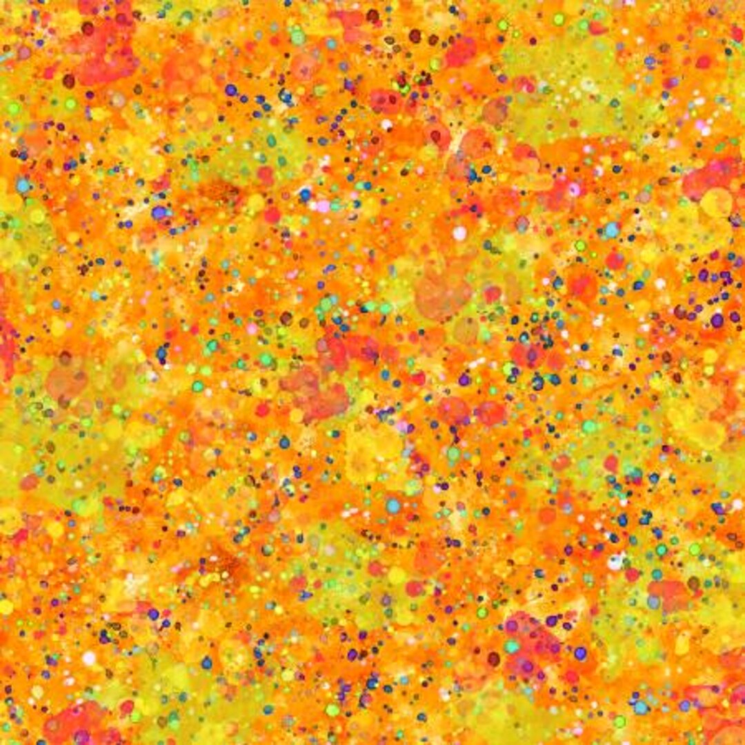 Hip Hop 59762 Hip Hop Splatter Yellow by Oasis Fabrics - Etsy
