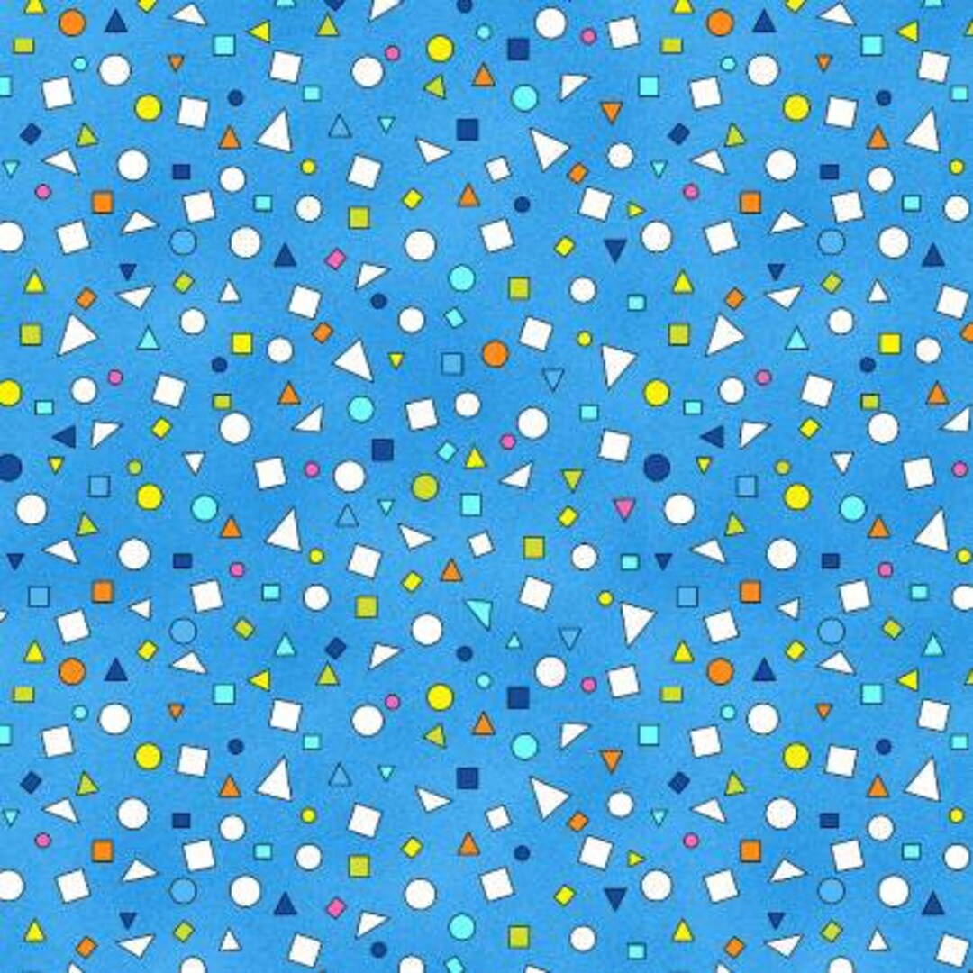 It’s Elementary 6307-17 Blue Mini Geo by Pam Bocko for Studio E - Etsy