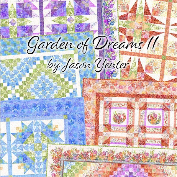 Garden of Dreams Quilt Book by Jason Yenter - Etsy
