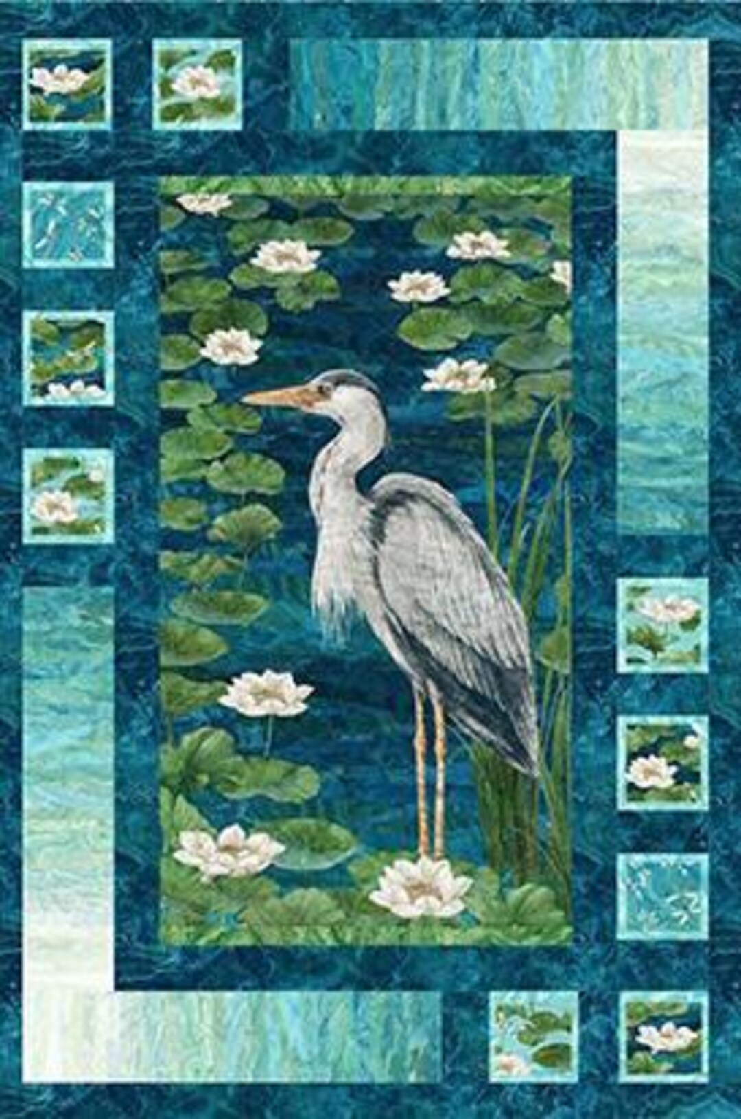 Harmony Quilt Kit 42” X 61” Featuring Tranquil Waters by Deborah ...
