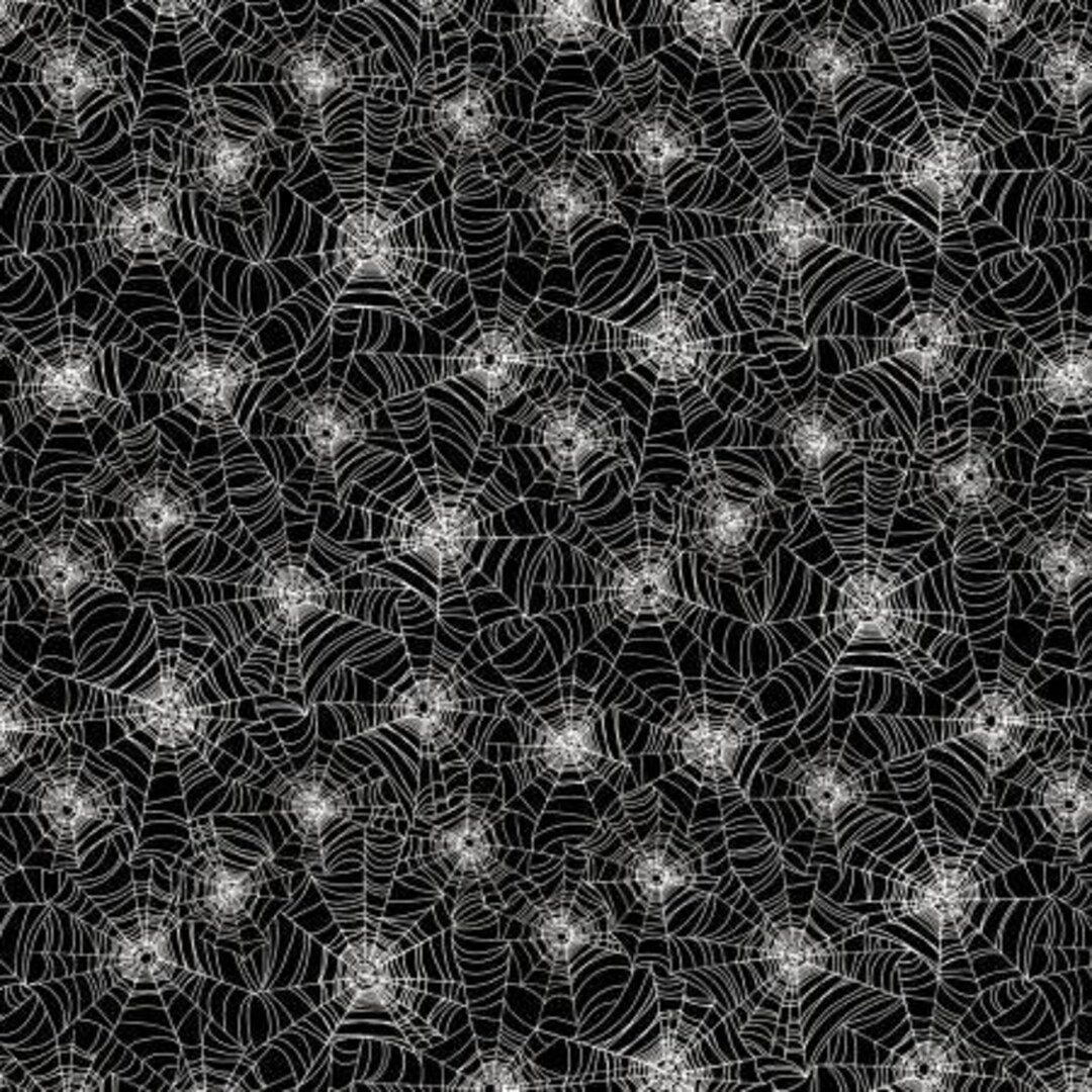 Bad Blood GAIL-CG7786 Black Spider Webs Glow in the Dark for Timeless ...