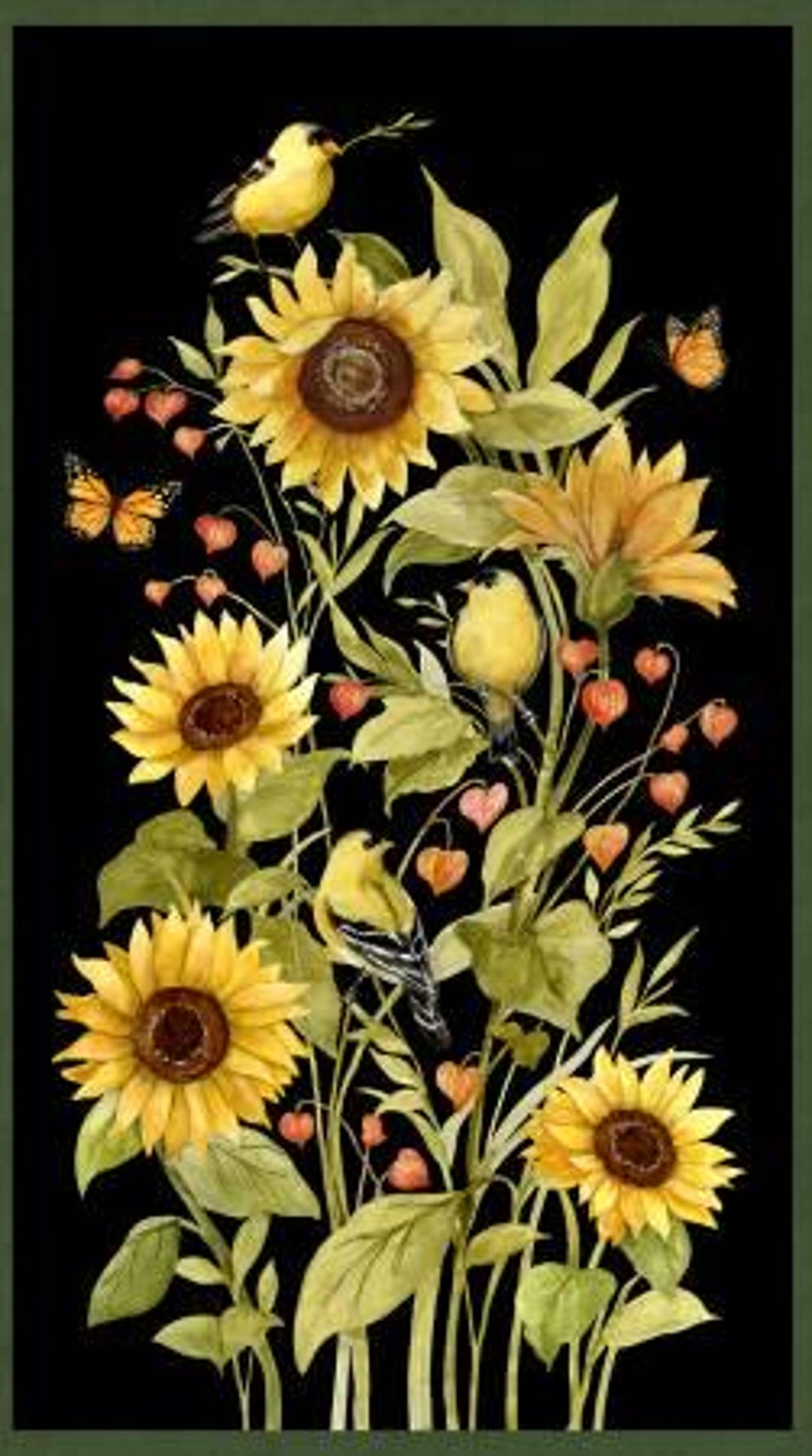 Sunflower Splendor 83324-975 Multi Large Panel by Susan Winget for ...