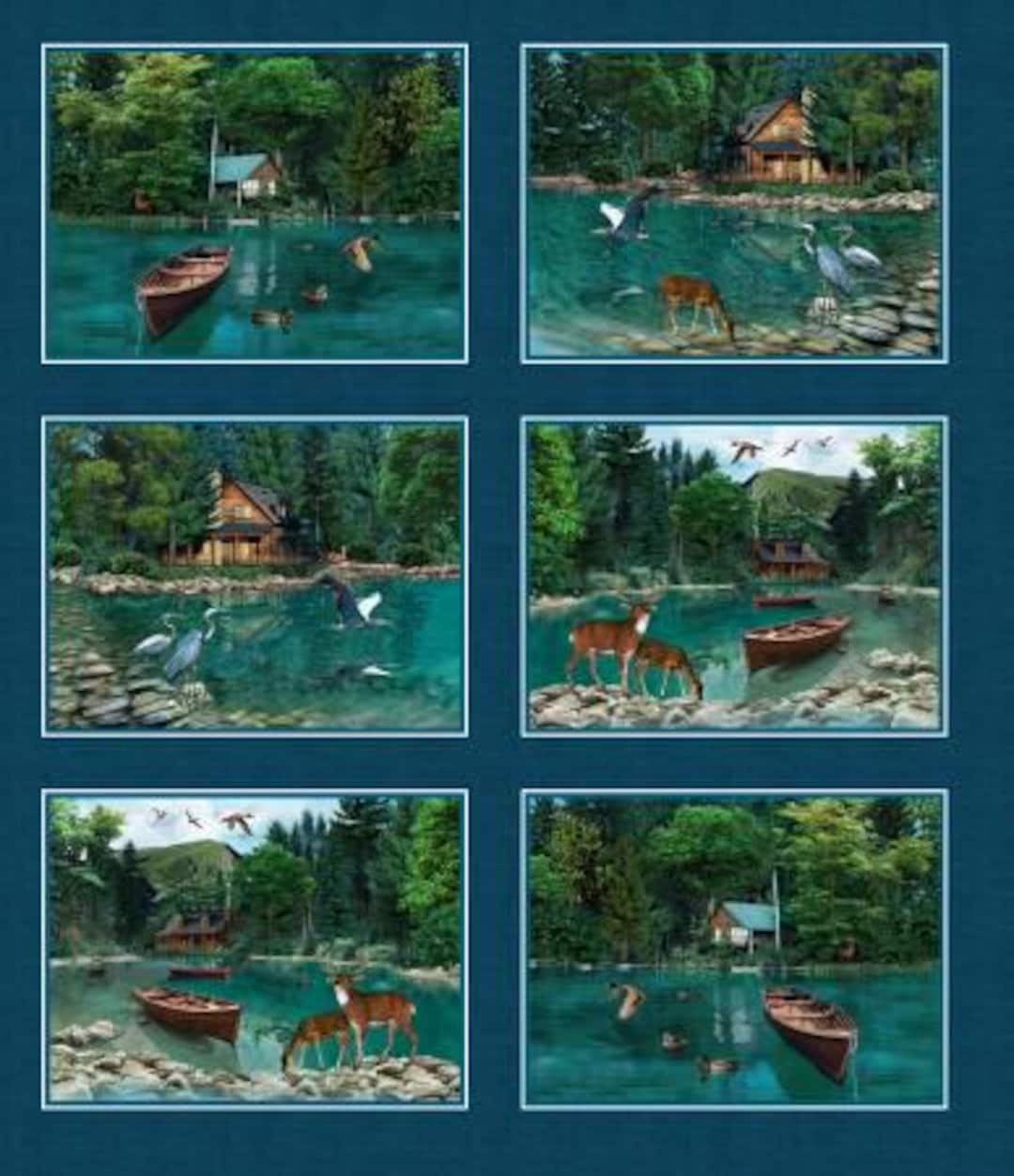 Welcome to Our Lake DCX11476-MULTI-D Scenes of Our Lake Panel for ...