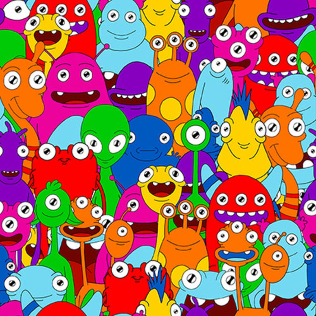 Amazing Alien 1991G-77 Blue Alien Collage Glow in the Dark by Hannah of ...