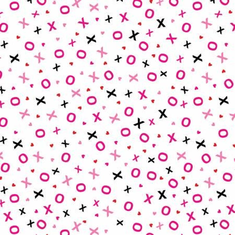 Love You Fur-ever 14263-09 White Hugs and Kisses by Kanvas for Benartex ...