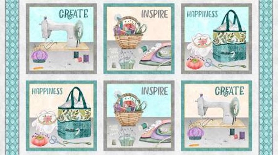 Sew Be It 32091-947 Panel by Lola Molina for Wilmington Prints - Etsy