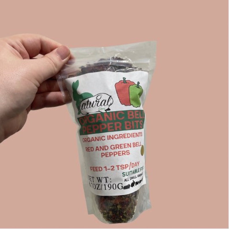 Organic Bell Pepper Bits / Vitamin-c PACKED Pellet | Etsy