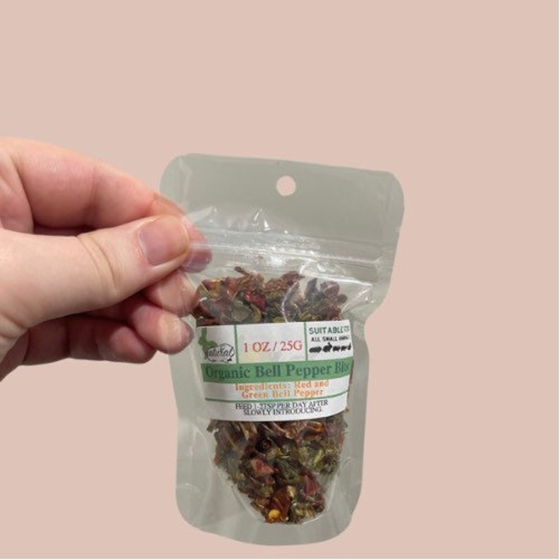 Organic Bell Pepper Bits / Vitamin-c PACKED Pellet | Etsy