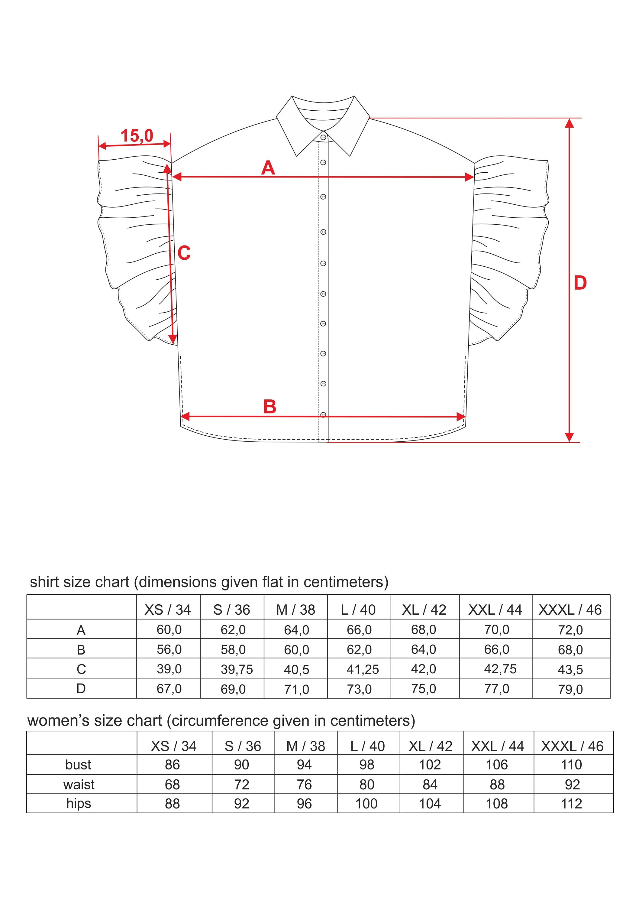 Woman Shirt Pattern, Woman Shirt PDF, Sewing Patterns, PDF Sewing ...