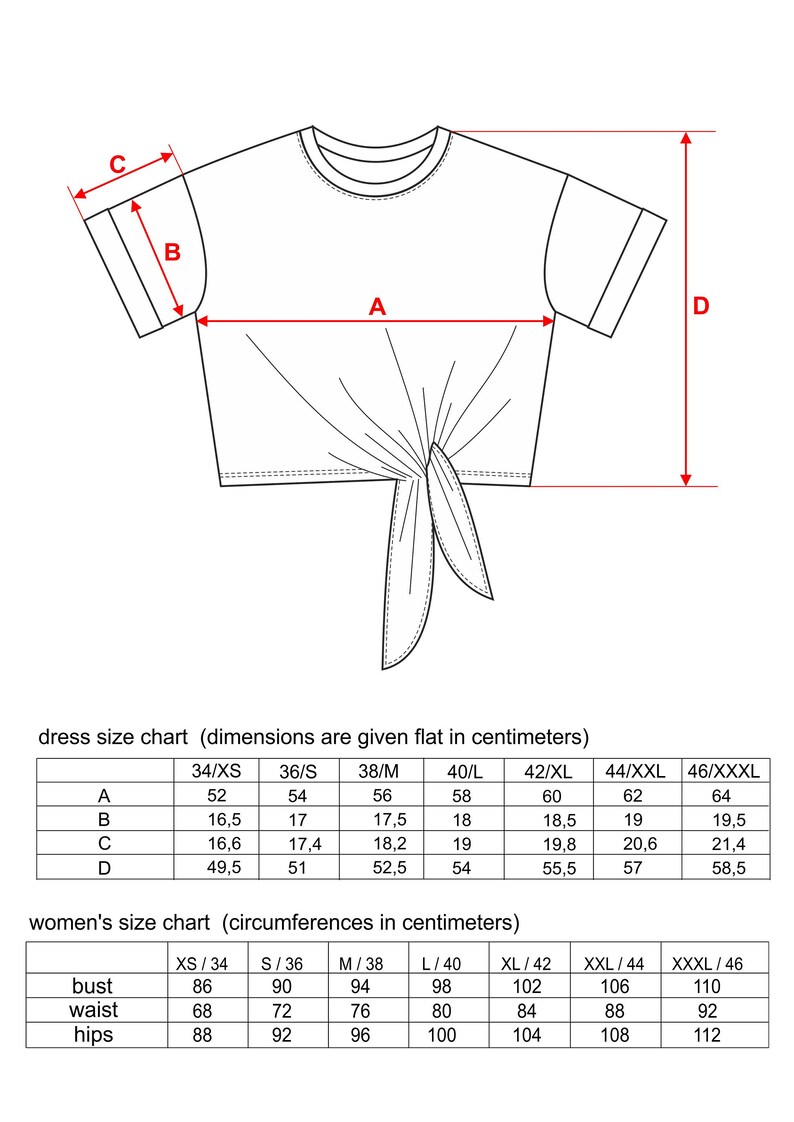 Easy Blouse Pattern Pdf, T-shirt Pattern, Blouse Pattern Without ...