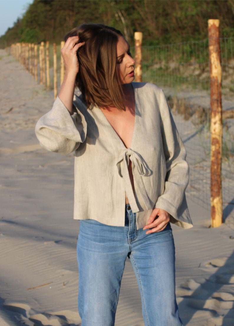 Modern Short Linen Shirt , Shirt Pattern , Summer Shirt Pattern ...