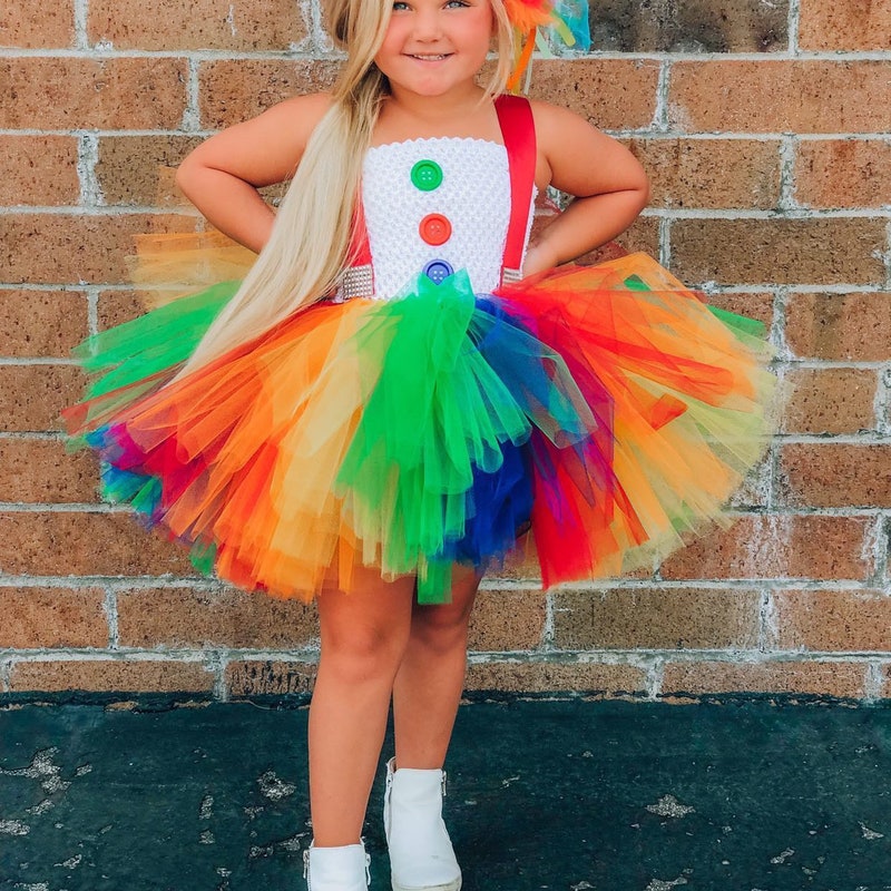 Girls Clown Costume - Etsy