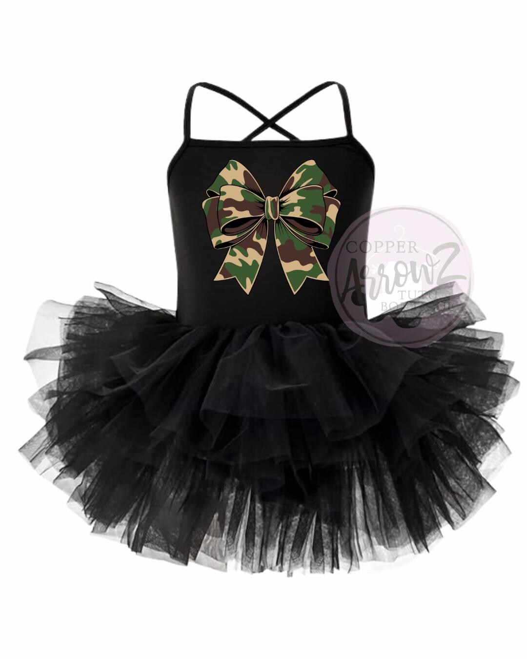 Military Camo Bow Tutu Dress – Patriotic Outfit – Pageant Dress for ...