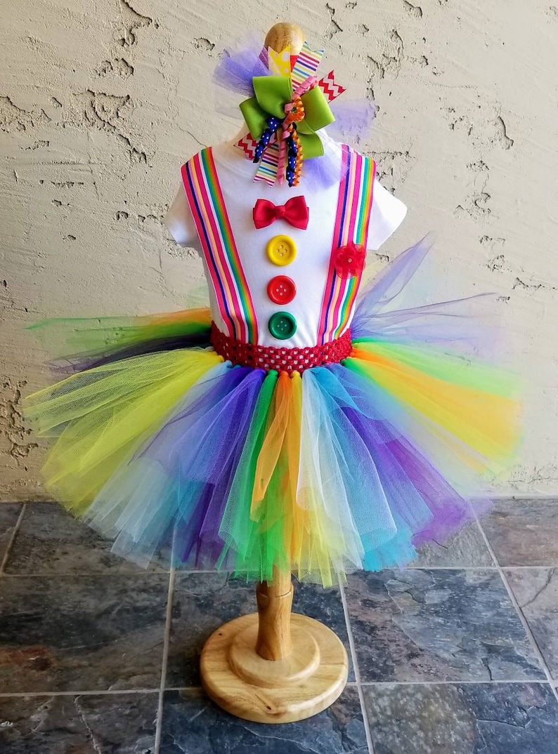 Colorful Clown Tutu Costume - Etsy
