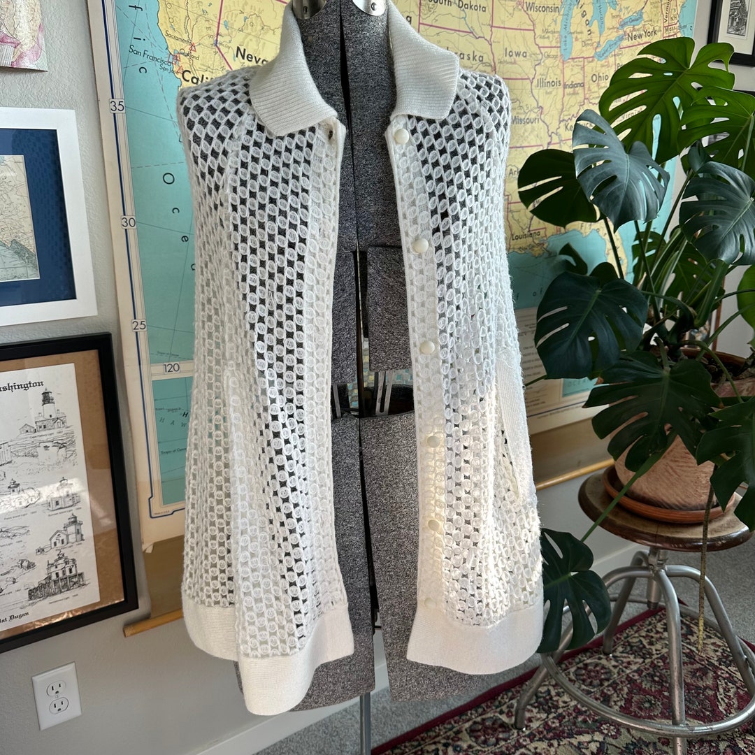 Vintage Crochet Cape Made in Japan - Etsy