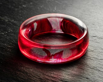 Clear Resin Ring - Etsy