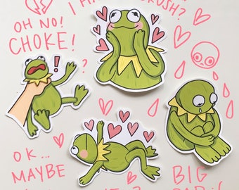 Kermit the Frog Holographic Sticker - Etsy
