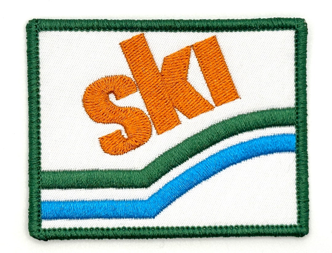 Ski Cola Patch Retro Vintage Style Sew Iron on Cap Hat Jacket Soda Pop ...