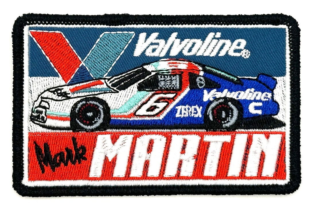 Mark Martin Valvoline NASCAR Racing Patch Vintage Retro Style - Etsy