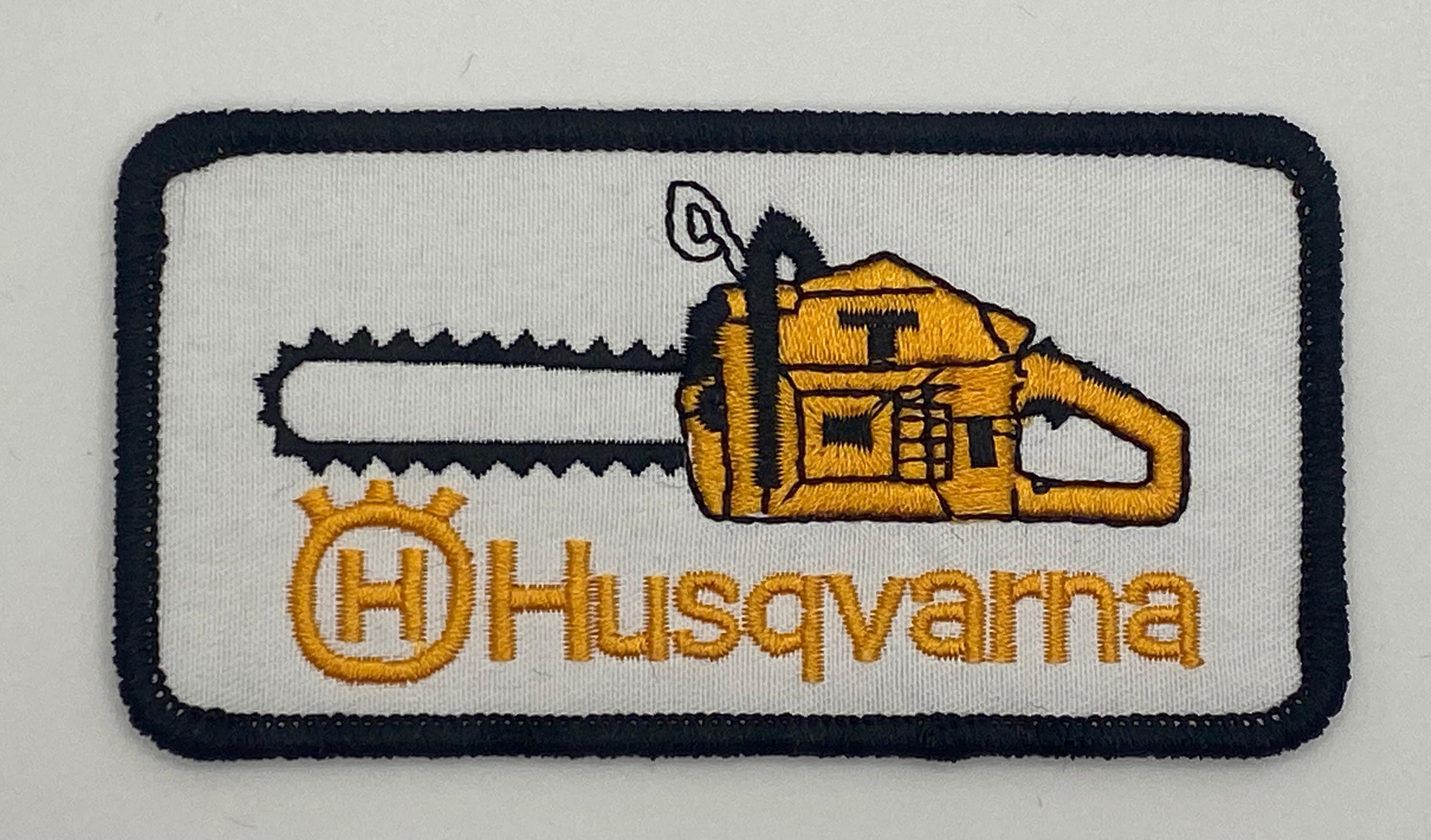 Husqvarna Chainsaw Orange Iron on Patch Retro Vintage Style | Etsy