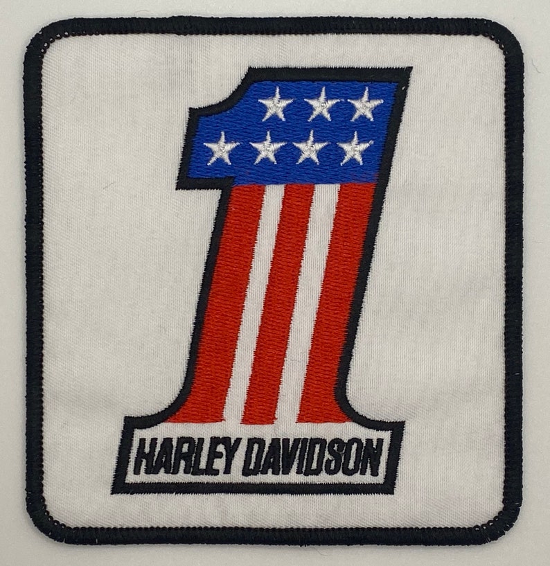 Harley Davidson 1 Motorcycle Patch Vintage Style Retro Iron - Etsy