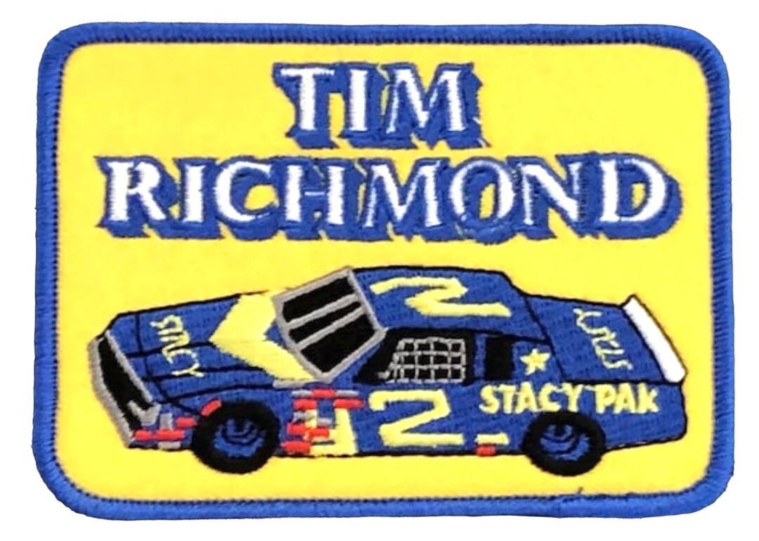 Tim Richmond Stacy Pak Nascar Racing Patch Retro Vintage Iron - Etsy