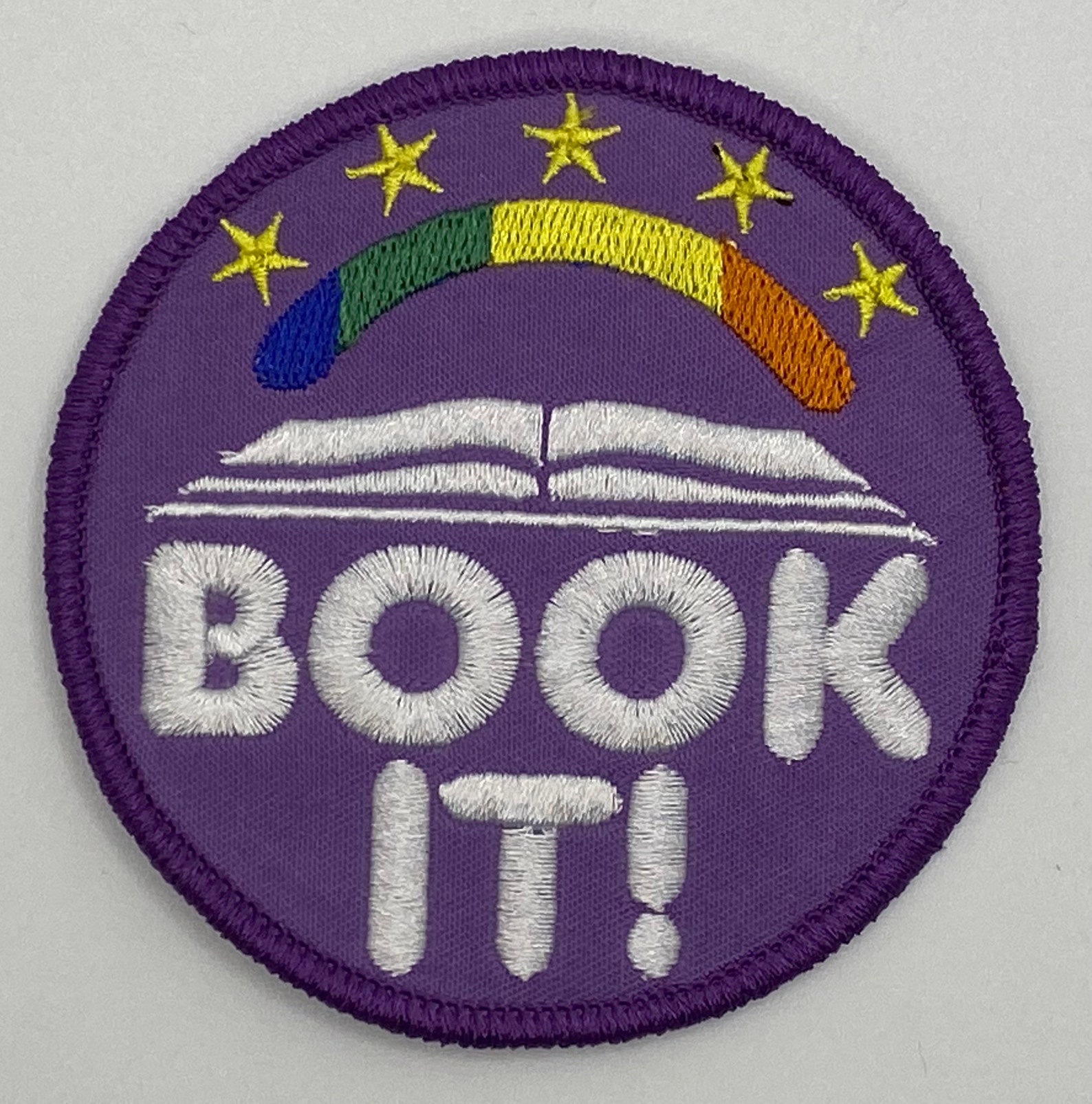 Book It School Reading Program Patch Vintage Style Retro 80s | Etsy