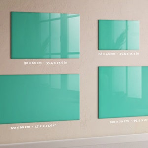 Turquoise Note Board, Turquoise Color, Kids Magnetic Board, Memo Board ...