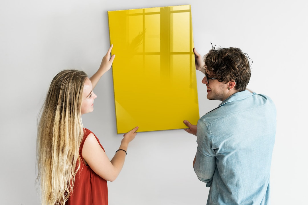 Yellow Command Center, Light Yellow Color, Magnetic Memo Board, Message ...