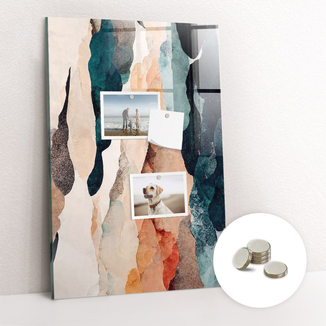 Abstract Spots Command Center, Magnetic Message Board, Multicolour ...