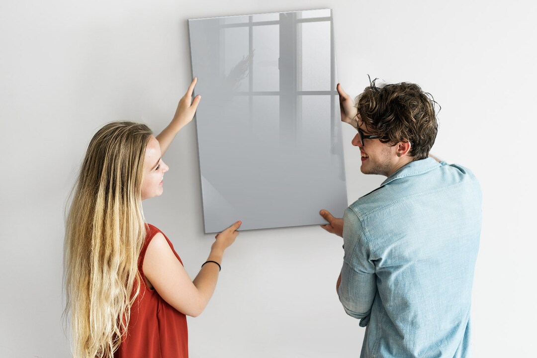 Light Grey Command Center, Bright Gray Color, Magnetic Chore Board ...