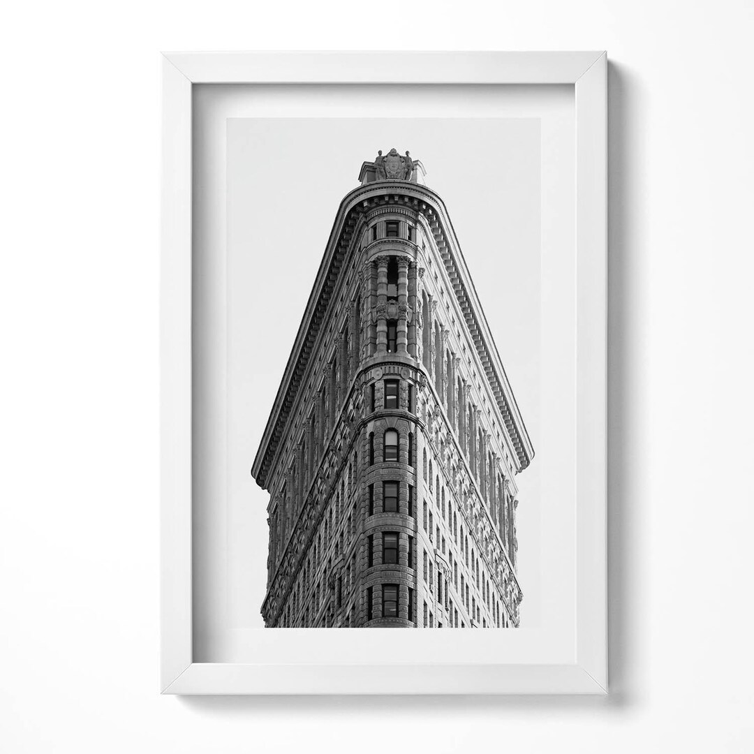Symmetrical Building Print in Frame, City Art Print, Gray Wall Art - Etsy